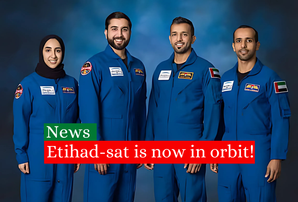 UAE Successfully Launches Etihad-SAT, Advancing Space